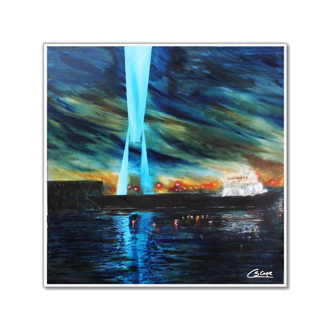 Transporter Bridge at night – Range – CSCape Art